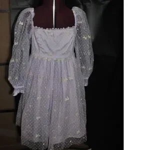 Mable | Dresses | Mable Lavender Bow Baby Doll Dress Size Small | Poshmark